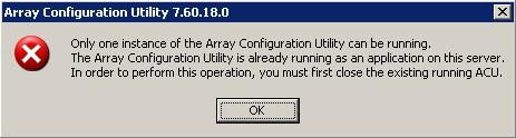 Array Configuration Utility 7.60.18.0 error - Techyv.com